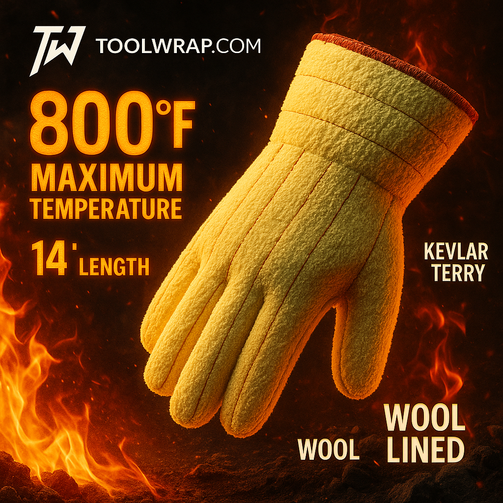 14" Kevlar® Terry High Heat Gloves 234-KT | Tool Wrap